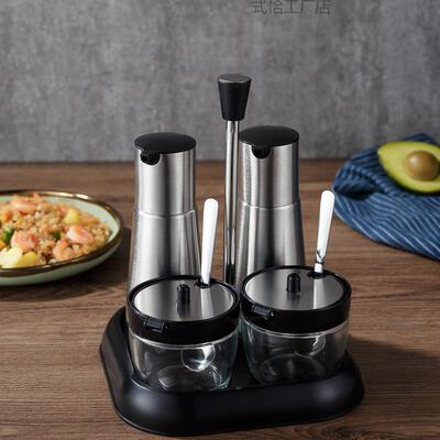 厅玻璃桌面式恰4273用面馆生抽餐桌盐罐调料油瓶餐酱商壶商用