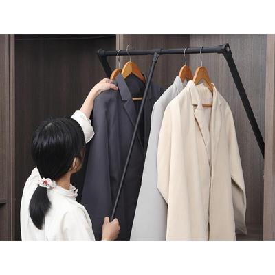 衣帽间BND-002下拉式挂衣杆衣橱挂衣架拉杆自动升降柜伸缩衣通五