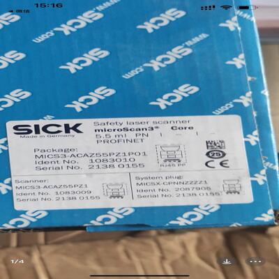 SICK雷达SN：1083010…（憨憨电子）
