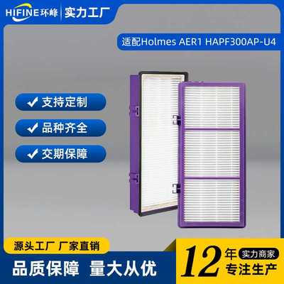适用于Holmes空气净化器滤芯 AER1 HAPF30AT过滤网配件除臭过滤片