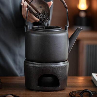 提梁寒云壶围煮茶陶瓷NM202410炉泡茶壶大茶容炭炉烧水煮器家用复