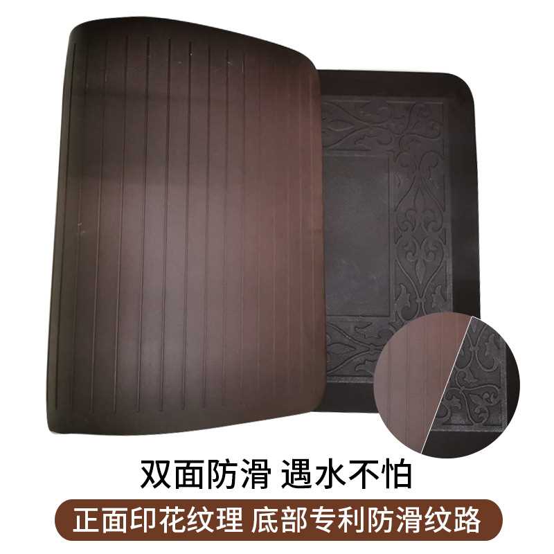 热销办公抗疲劳垫子PU加厚皮革防滑垫 办公站立脚垫 厨房地垫