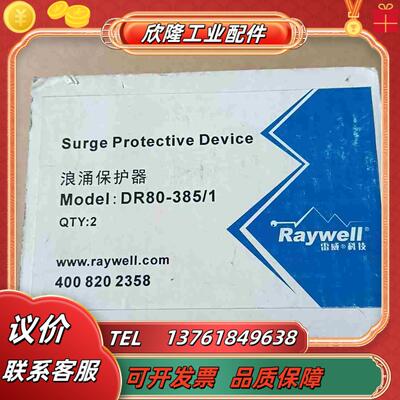 RAYWELL 单相防雷器 DR80－3851   4议价