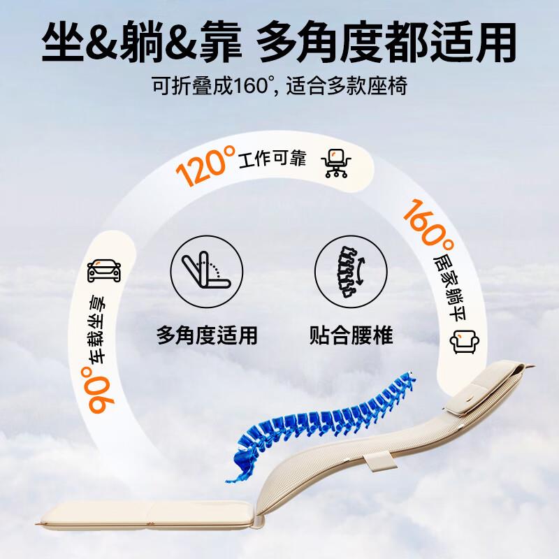 柔性按摩靠背坐背垫能部部颈-S椎全身多腰功按摩椅垫车载家用