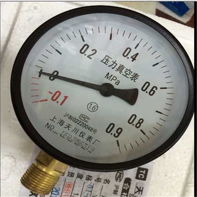 上川Y-100Z压力真空表-0.1-0.9MPA压力表负压表微压表 现货