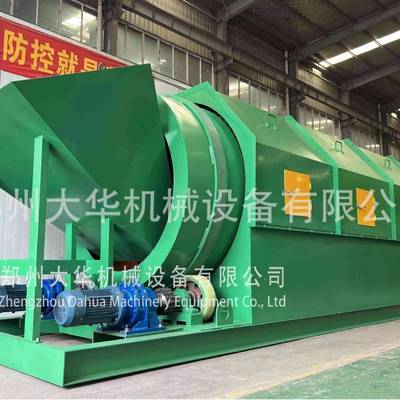 陈腐垃圾分生选筛分产线生活垃圾分拣小型设分筛机拆迁垃圾备无轴