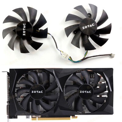ZOTAC索泰 RTX 2060 2060s 1660 1660ti 毁灭者HA/HB显卡散热风扇