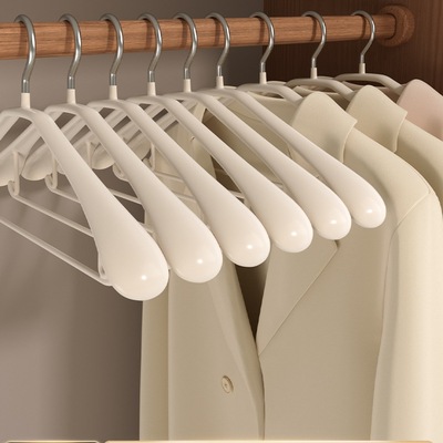 大衣衣架无痕防肩角家用挂衣晾晒防滑衣柜衣服撑子挂架宽肩不起包