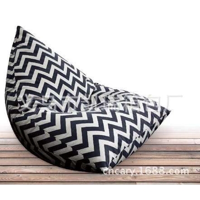 懒人沙发，豆袋，沙发BEAN BAG条纹三角沙发出口澳洲原单