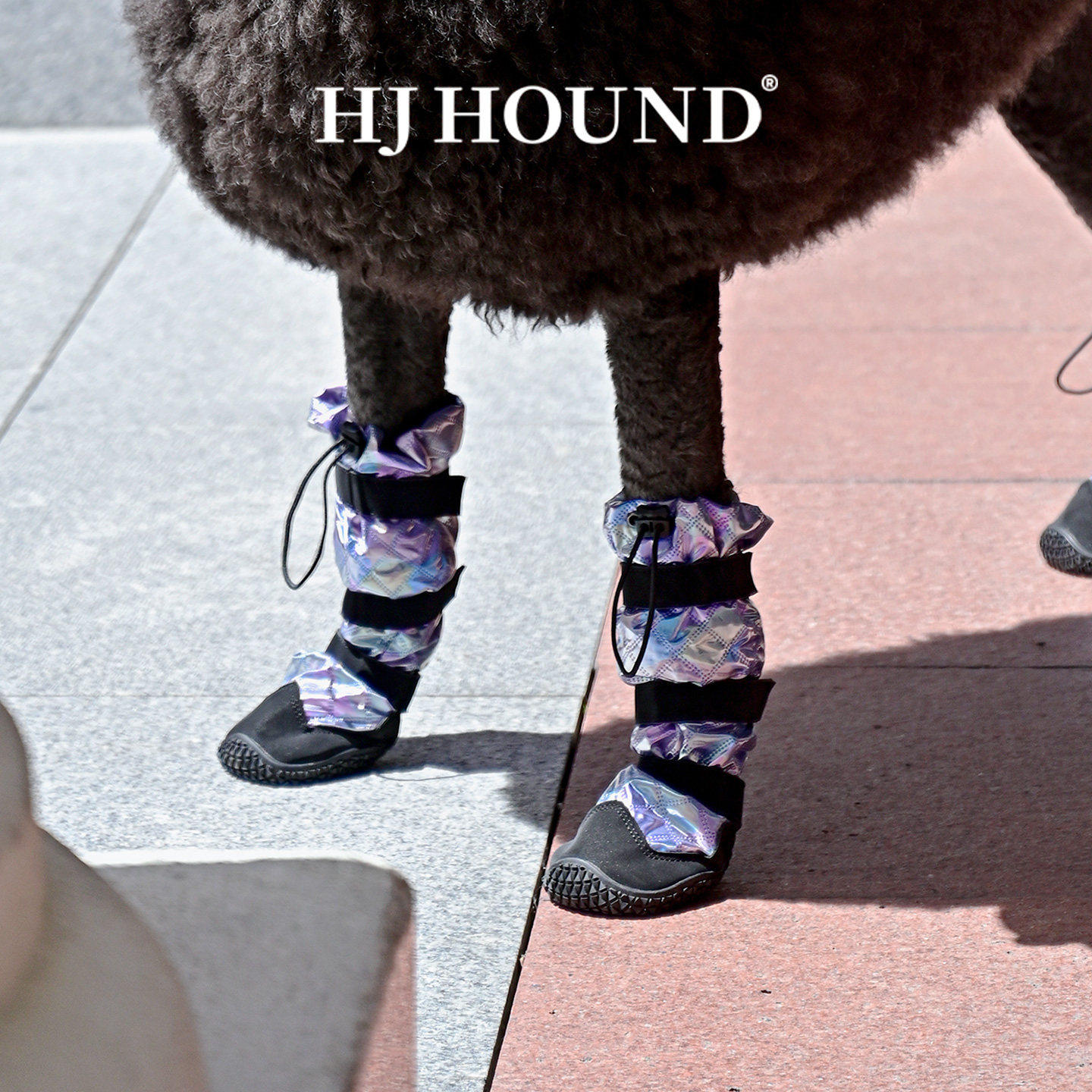 HJHOUND户外狗鞋中大型犬防掉防脏狗狗鞋子耐磨耐踢巨贵边牧脚套