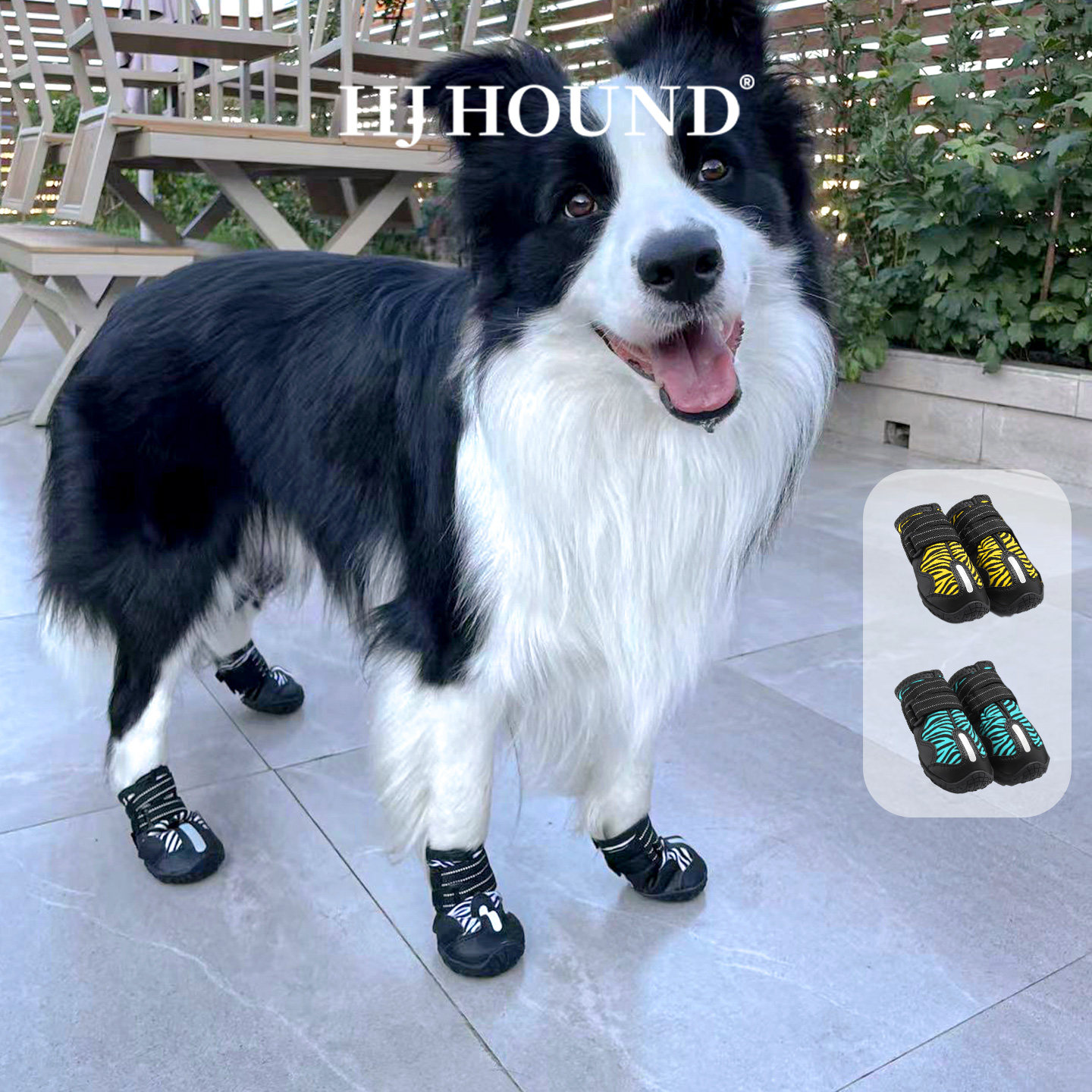 HJHOUND宠物鞋子边牧金毛巨贵中大型犬不掉脚四季通用狗鞋