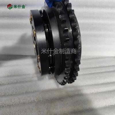F可调摩擦大扭力矩限制轴器安全联式离合刹车片M单双排链轮752CTL