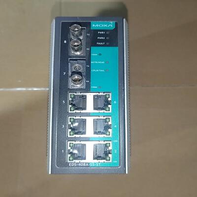 MOXA   EDS-408A工业交换机拆机功能正常~议价