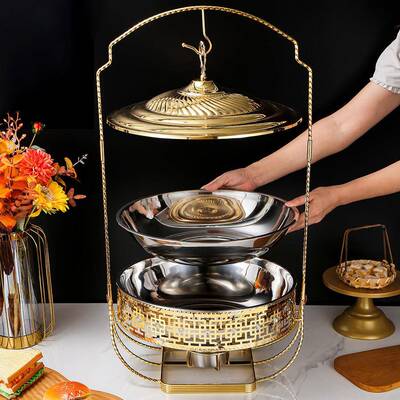 热销豪华花边爵士CEH酒盖挂盖自助餐炉加体粗吊钩餐炉固精液体炉