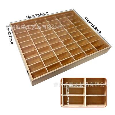 網116型4小汽车CS0914模收纳盒实展示架火柴W盒跑车实木木多格盒