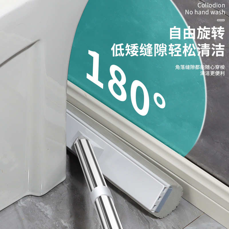 海绵拖把带桶套装2025新款家用一拖净免手洗胶棉拖把地拖地神器