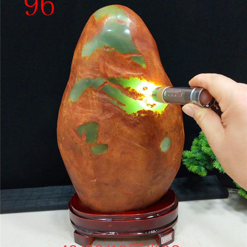 包邮精品石头岫岩玉岫玉t原石奇石玉石家居装饰客厅玄关办公室摆