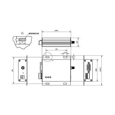 泽耀2w大功率远距离工业级LoRa无线数传电台RS485/232支持Modbus