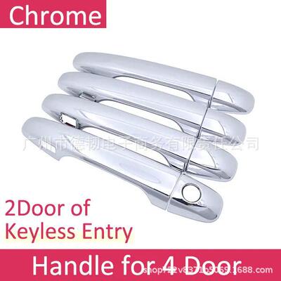 适用于2010-2015款PriusXW30镀铬拉手盖Zvw30Zvw35车门把手贴