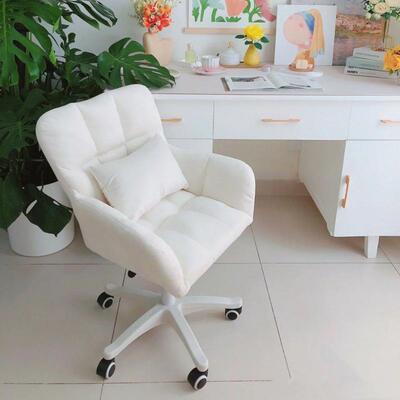 电椅学UTU习椅化妆椅坐女生卧室椅舒适久背升降旋转椅靠学生宿舍