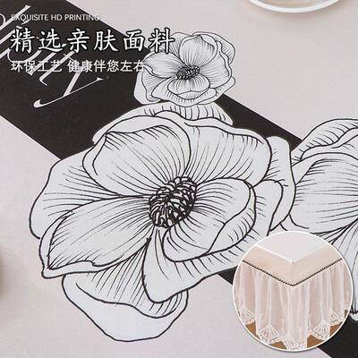 烤火皮罩防防油防烫方形桌茶几VOT电炉罩水套取暖桌布长电暖炉桌