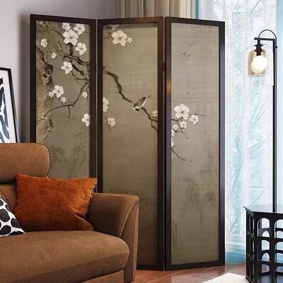 屏风动折叠移隔断客厅简现中式代酒店遮挡家用卧约82720室茶室实