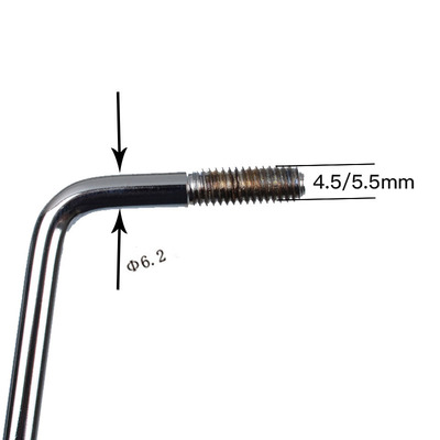 单摇电吉他摇把 颤音系统摇杆ST/SQ震音臂螺纹带帽黑金银色零配件