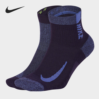 Nike/耐克正品U NK MLTPLIER ANKLE 2PR男女休闲运动袜SX7556-988
