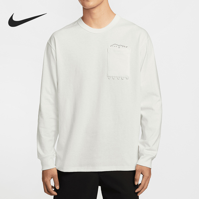 Nike/耐克正品2025春夏款男士针织图案时尚宽松T恤IF0369-121