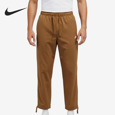 Nike/耐克正品S新款男女棕色轻盈宽松经典休闲透气长裤IF0735-270