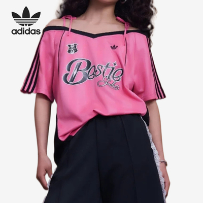 Adidas/阿迪达斯正品三叶草BLKJERSEYW新款女短袖T恤KU4756