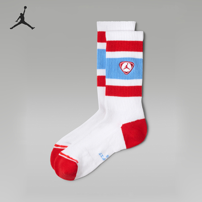 Nike/耐克正品JORDAN男女干爽针织运动中袜一双装IM9091-100