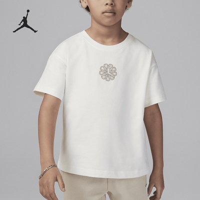 Nike/耐克正品Jordan Harmony 小童圆领印花T恤HJ7989-133