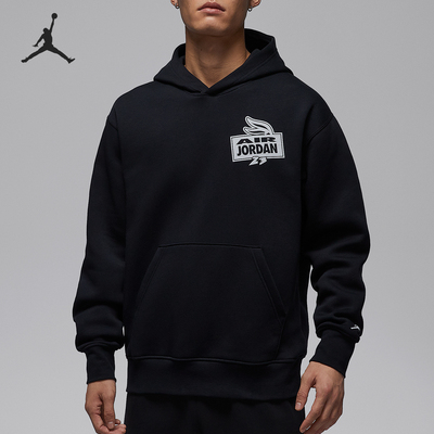 Nike/耐克正品JORDAN男士日常连帽套头运动休闲卫衣IQ6982-010