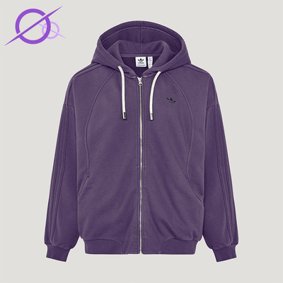 Adidas/阿迪达斯正品三叶草女士经典连帽经典时尚夹克外套KT6378