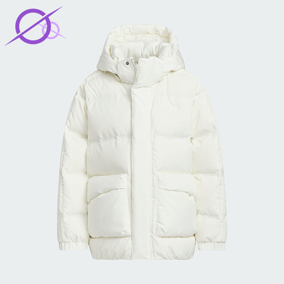 Adidas/阿迪达斯正品三叶草儿童防风保暖宽松连帽也羽绒服KF4952