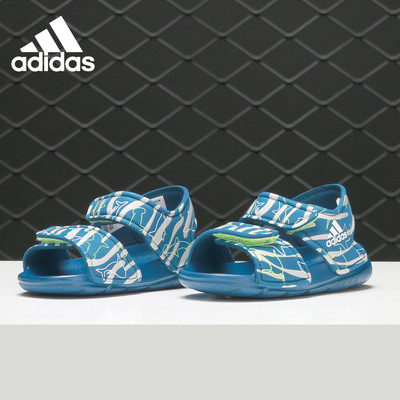 Adidas/阿迪达斯正品 ALTASWIM 小童休闲运动沙滩凉鞋 F34791