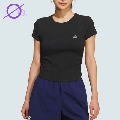 Adidas/阿迪达斯正品圆领套头短款短袖T恤经典新款短袖T恤KH2653