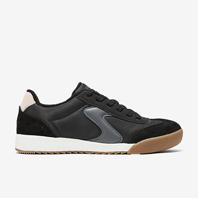 Skechers斯凯奇正品ZINGER 系列女款低帮薄底运动板鞋177506-BLK