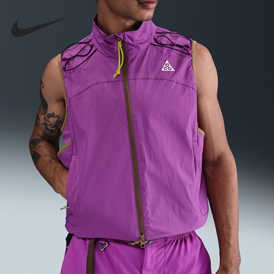 Nike/耐克正品CG Death Bloom男士运动拉链复古马甲HV0601-505