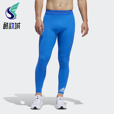 Adidas/阿迪达斯正品2025男士弹力训练运动透气紧身长裤FR8299