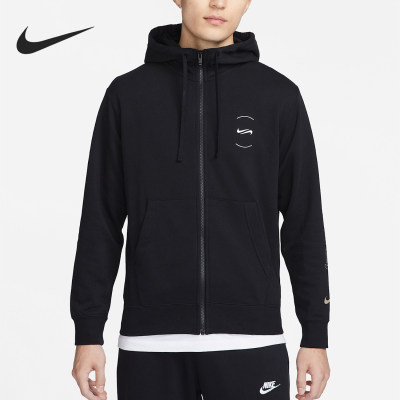 Nike耐克正品男连帽拉链宽松休闲运动日常出行夹克FN7359-010
