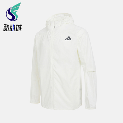 Adidas/阿迪达斯正品春秋款男士运动印花经典拉链连帽外套KB5159