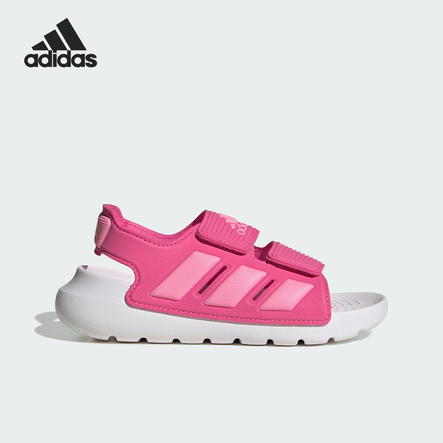 Adidas/阿迪达斯正品ALTASWIM 2.0 C大童印花沙滩凉鞋ID2838