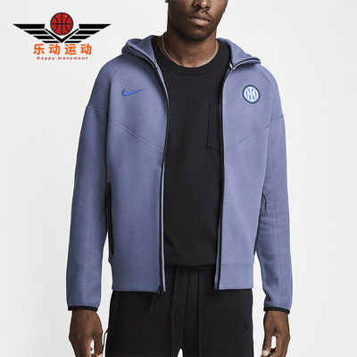 Nike/耐克正品男士拉链徽章刺绣品牌Logo夹克外套FV6666-491
