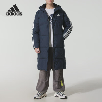 Adidas/阿迪达斯正品2025冬季款男士日常连帽保暖羽绒服KC2499