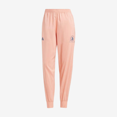 Adidas阿迪达斯正品休闲裤女子印花收脚中腰松紧运动长裤IS9568
