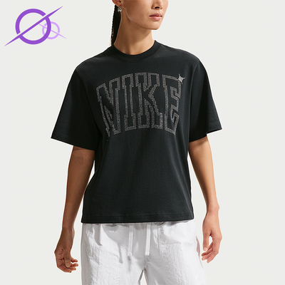 Nike/耐克正品Sportswear女士宽松运动休闲经典短袖T恤IR7839-010