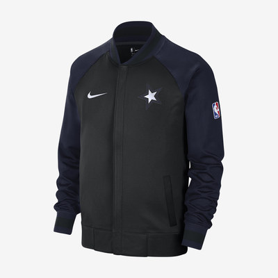 Nike耐克正品Showtime男保暖吸湿排汗拉链棒球领夹克DN8415-010