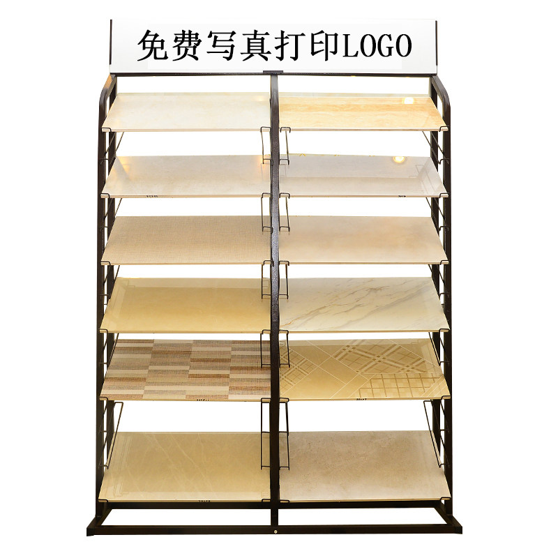 瓷砖橱柜门板展示架木地板陶瓷样品展架立式瓷砖架子铝Y扣板色板